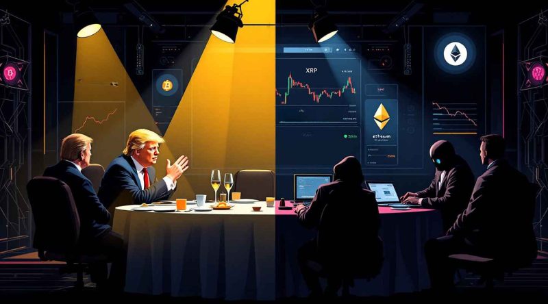 Trump’s Dinner Stunt Grabs Headlines, Bitcoin Price Faces Correction ...